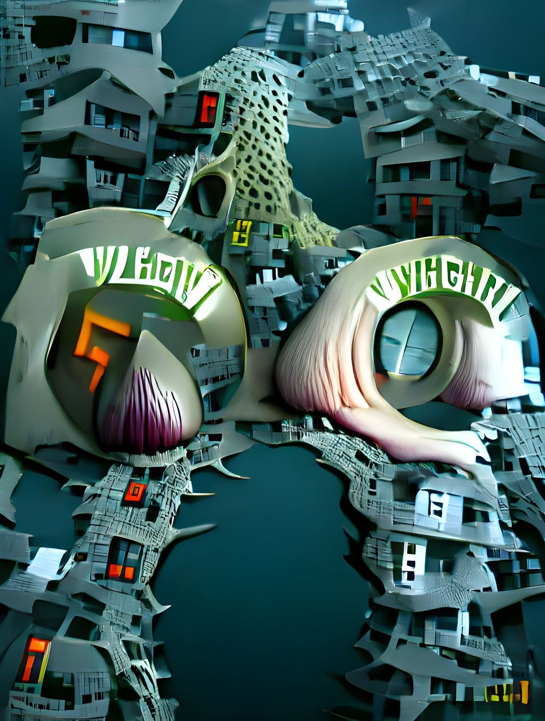 Alien village - AI Generated Artwork - NightCafe Creator