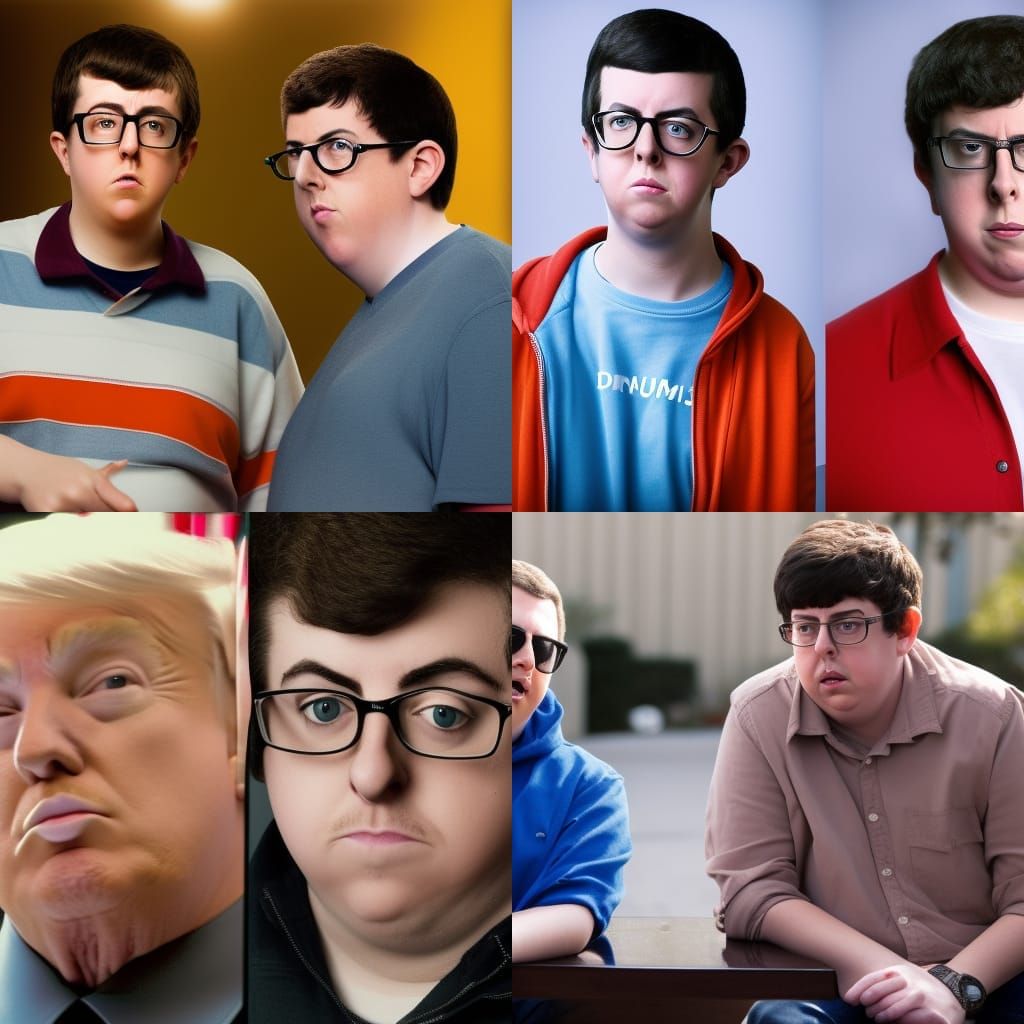 Donald Trump and mclovin in superbad movie - AI Generated Artwork ...