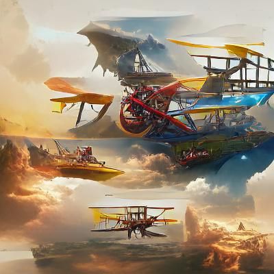 Biplane fantasy concept art detailed - AI Generated Artwork - NightCafe ...