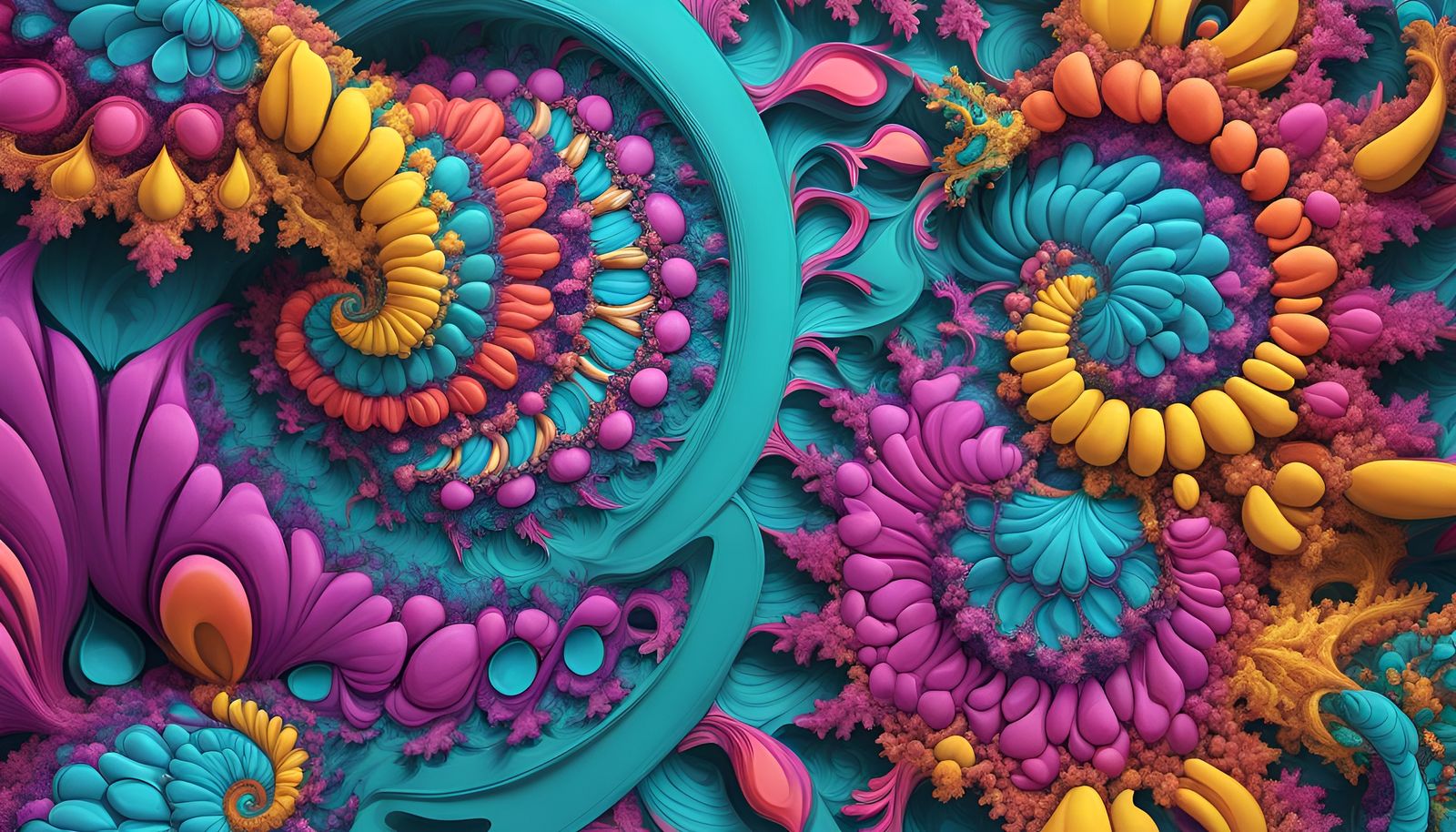 fractal curls - AI Generated Artwork - NightCafe Creator