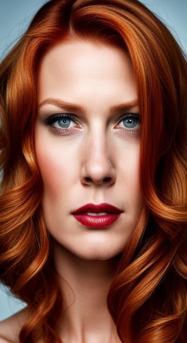 beautiful redhead 4 - AI Generated Artwork - NightCafe Creator