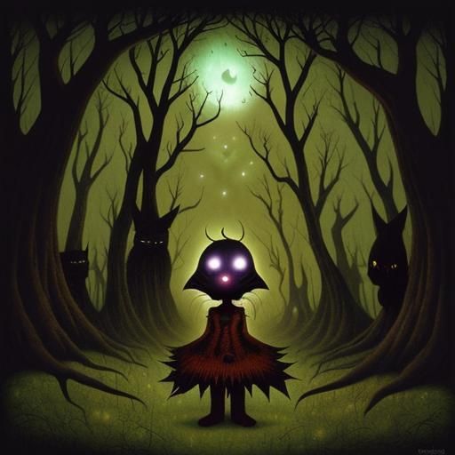 Despair, bad anguish, cute desperation, despondency, evil ...