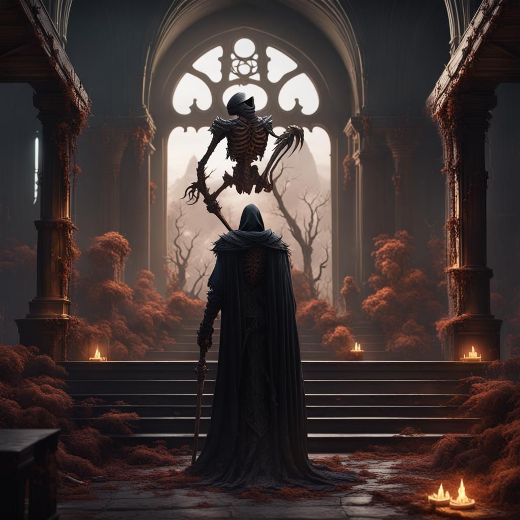 death getting the respect he deserves - AI Generated Artwork ...