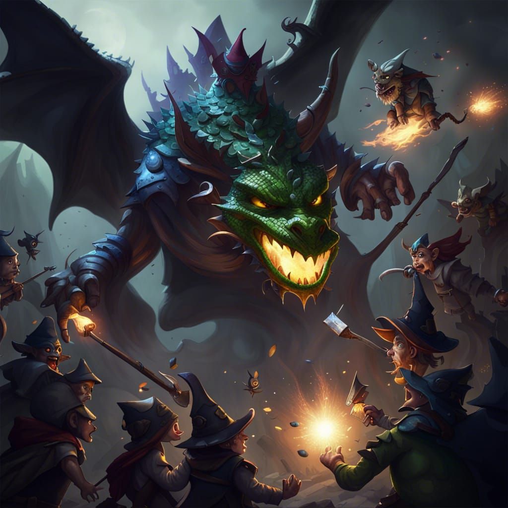 Magical Warfare - AI Generated Artwork - NightCafe Creator