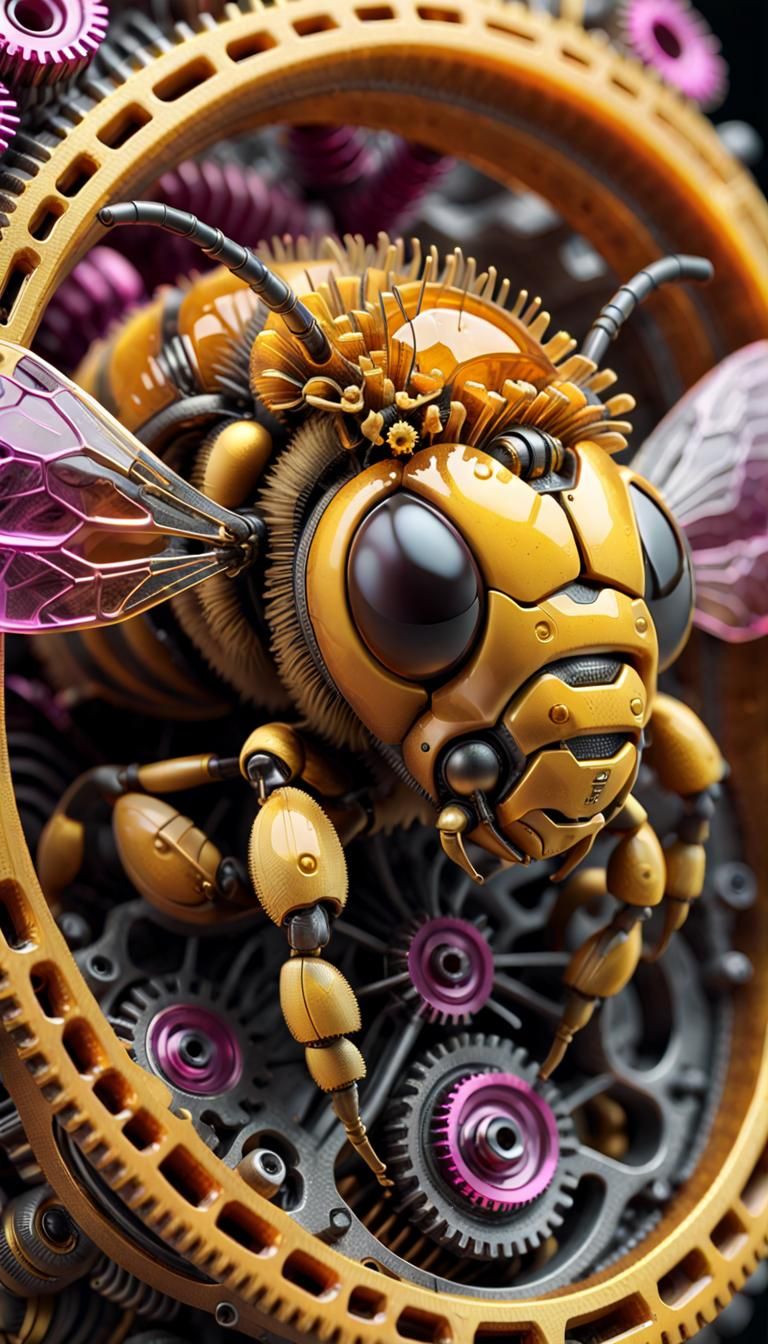 Bee-ing Upgraded! - AI Generated Artwork - NightCafe Creator