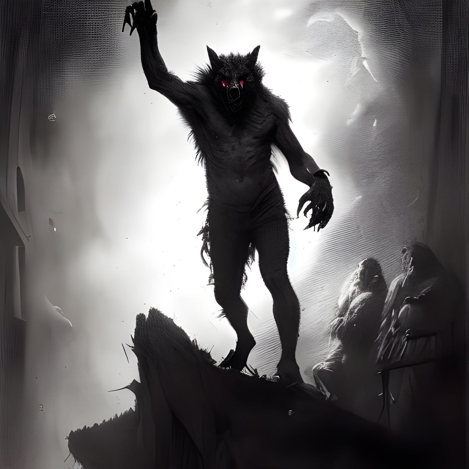 Werewolf VI - AI Generated Artwork - NightCafe Creator