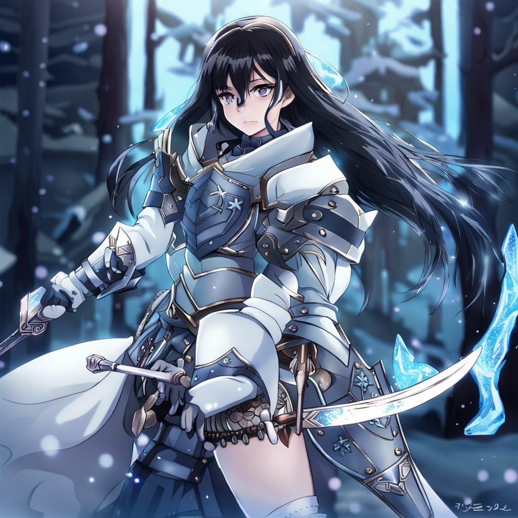 Ice Samurai - AI Generated Artwork - NightCafe Creator