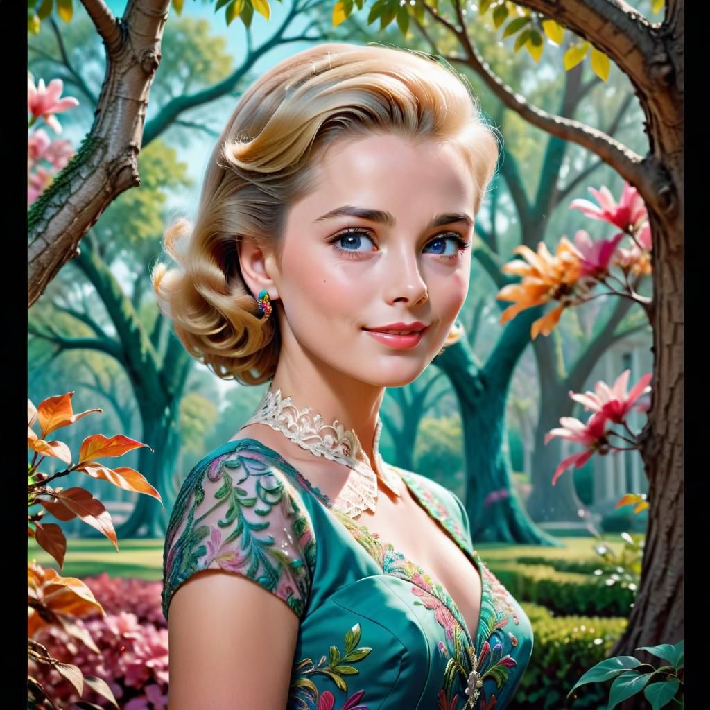 Beautiful and Iconic Grace Kelly. - AI Generated Artwork - NightCafe ...