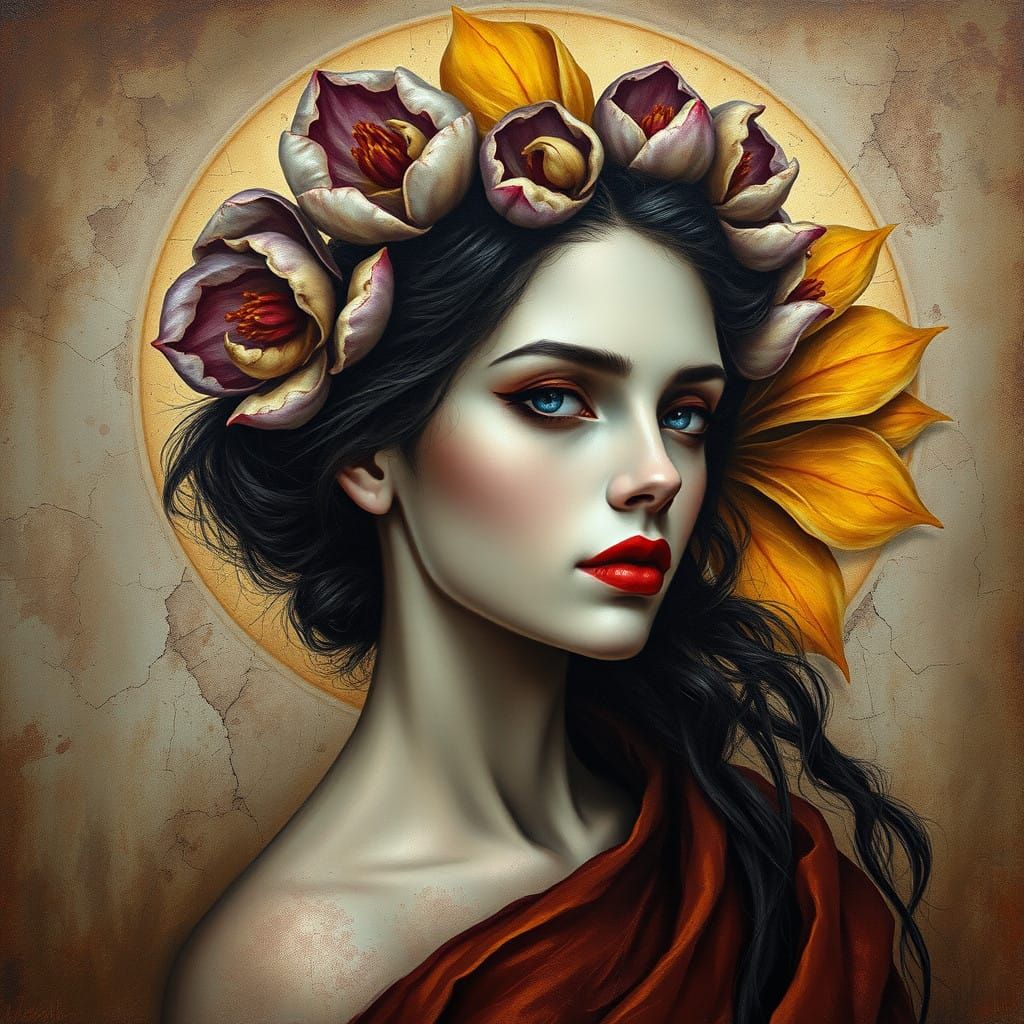 Earthly Goddess with Red Lips Series Vol 1 - 2