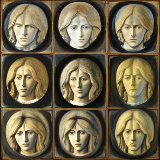 Intricate Portraits of Objects as People in Byzant... - AI Art