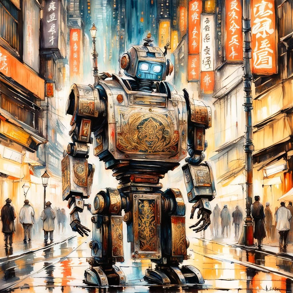 Sumo bot - AI Generated Artwork - NightCafe Creator