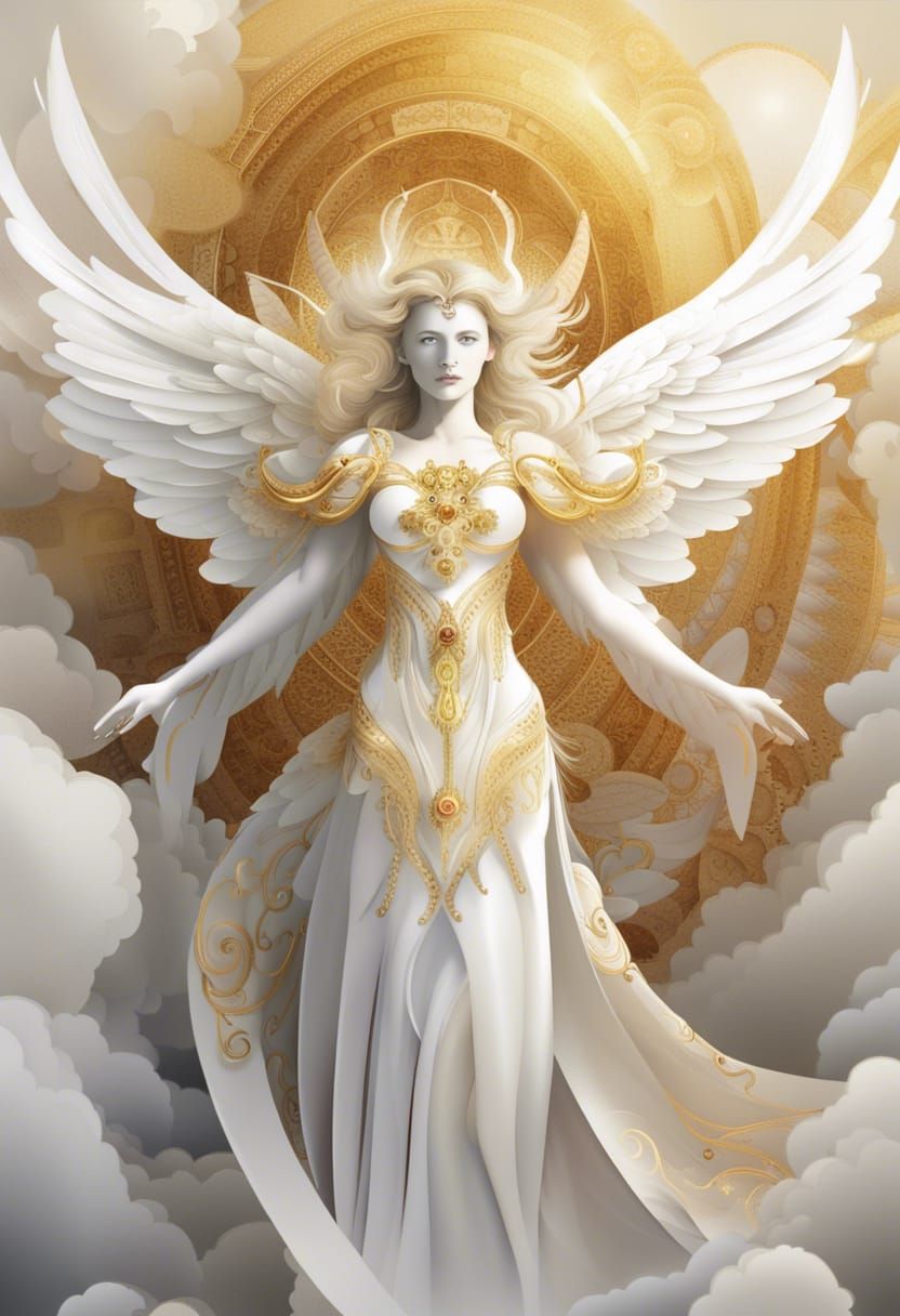 Mythical Angel 2 - AI Generated Artwork - NightCafe Creator