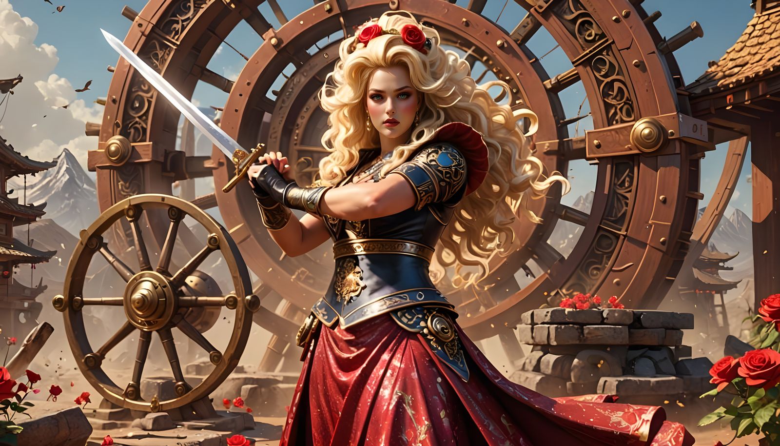 I can protect myself. - Drag Queen Samurai Goddess on Mars