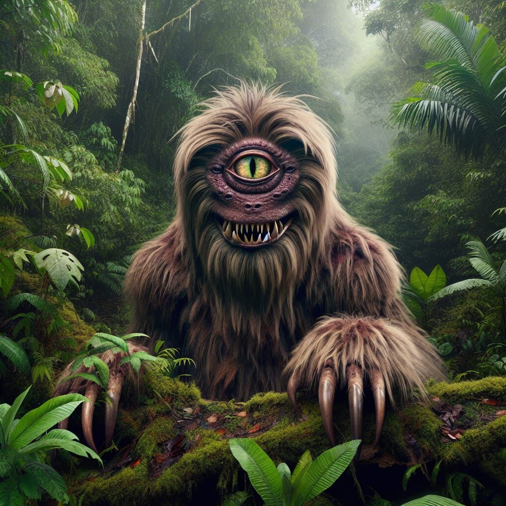 Mapinguari - AI Generated Artwork - NightCafe Creator