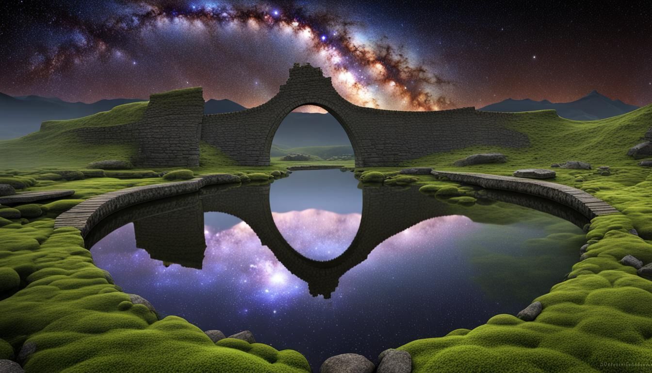 The Inter-Dimensional Bridge - AI Generated Artwork - NightCafe Creator