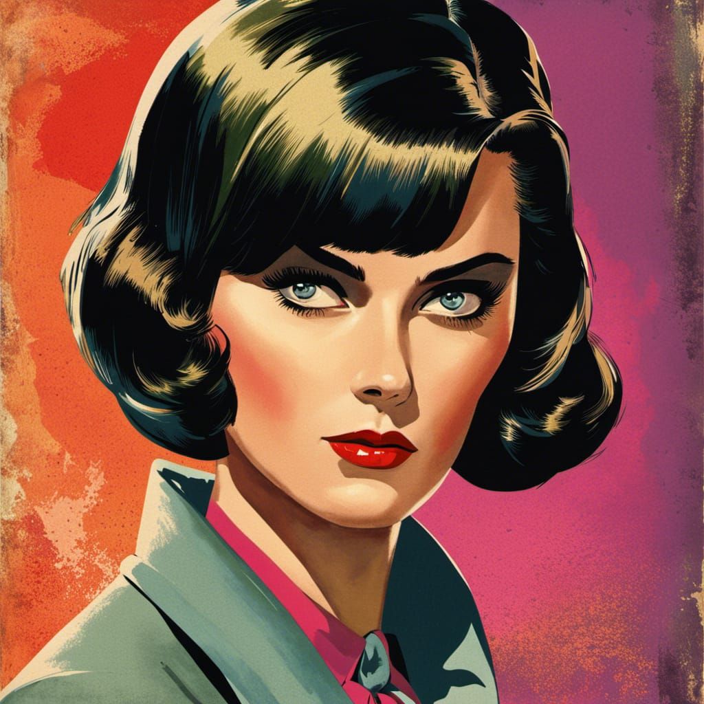 Pulp novel cover art #2 - AI Generated Artwork - NightCafe Creator