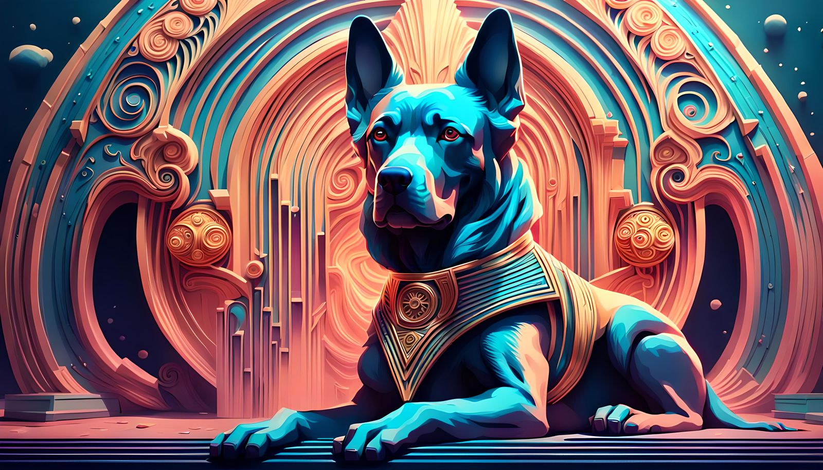 Dog General - AI Generated Artwork - NightCafe Creator