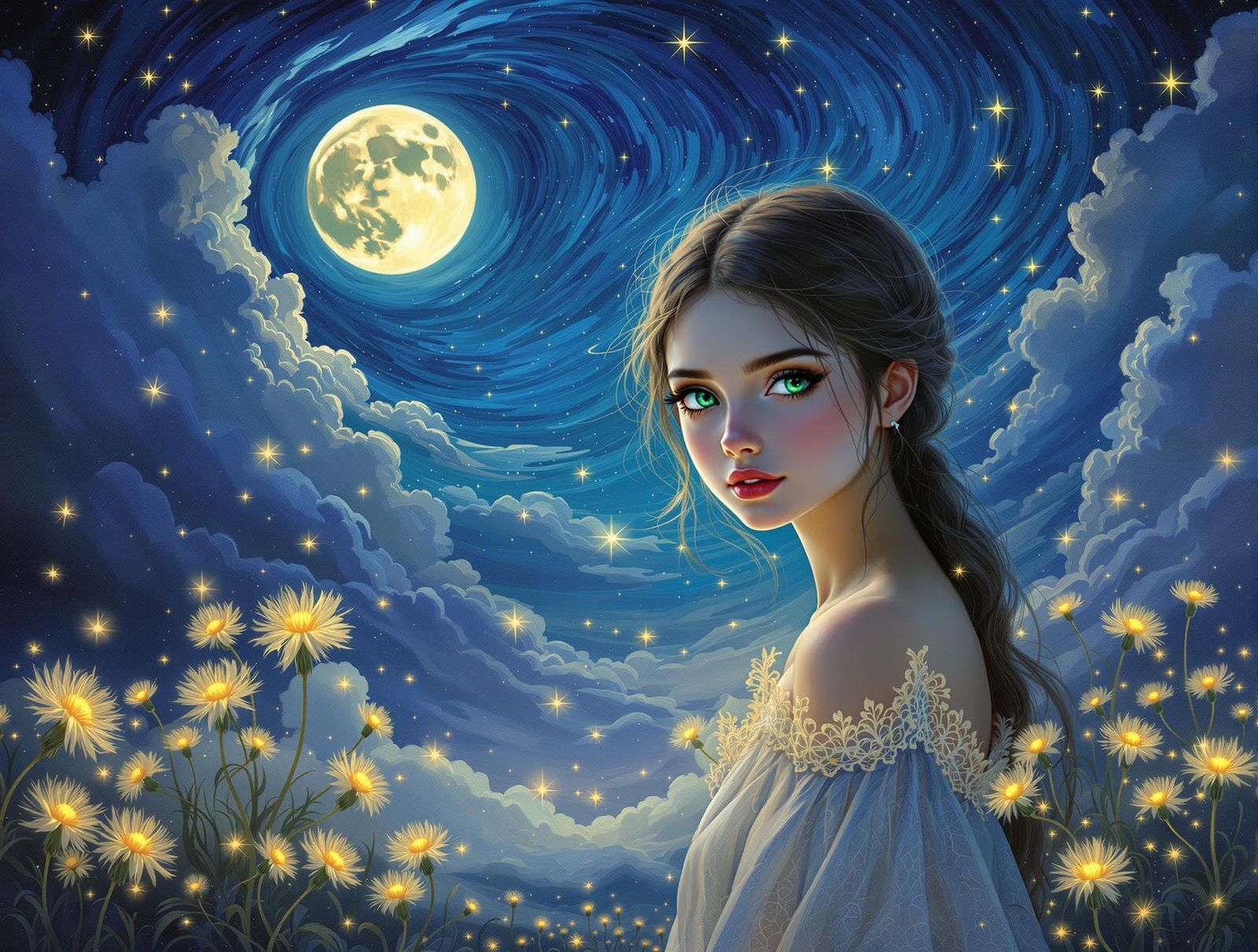 Moonlit portrait... 🌝 - Moonlit portrait... 🌝