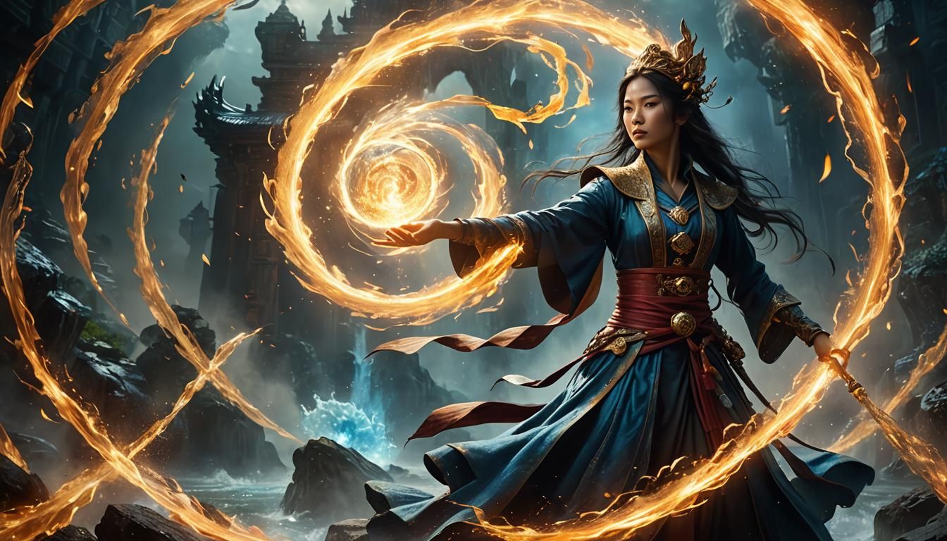 Controlling the Elements (6) - AI Generated Artwork - NightCafe Creator