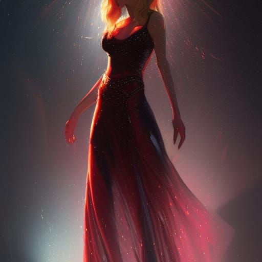 Buffy in red. - AI Generated Artwork - NightCafe Creator