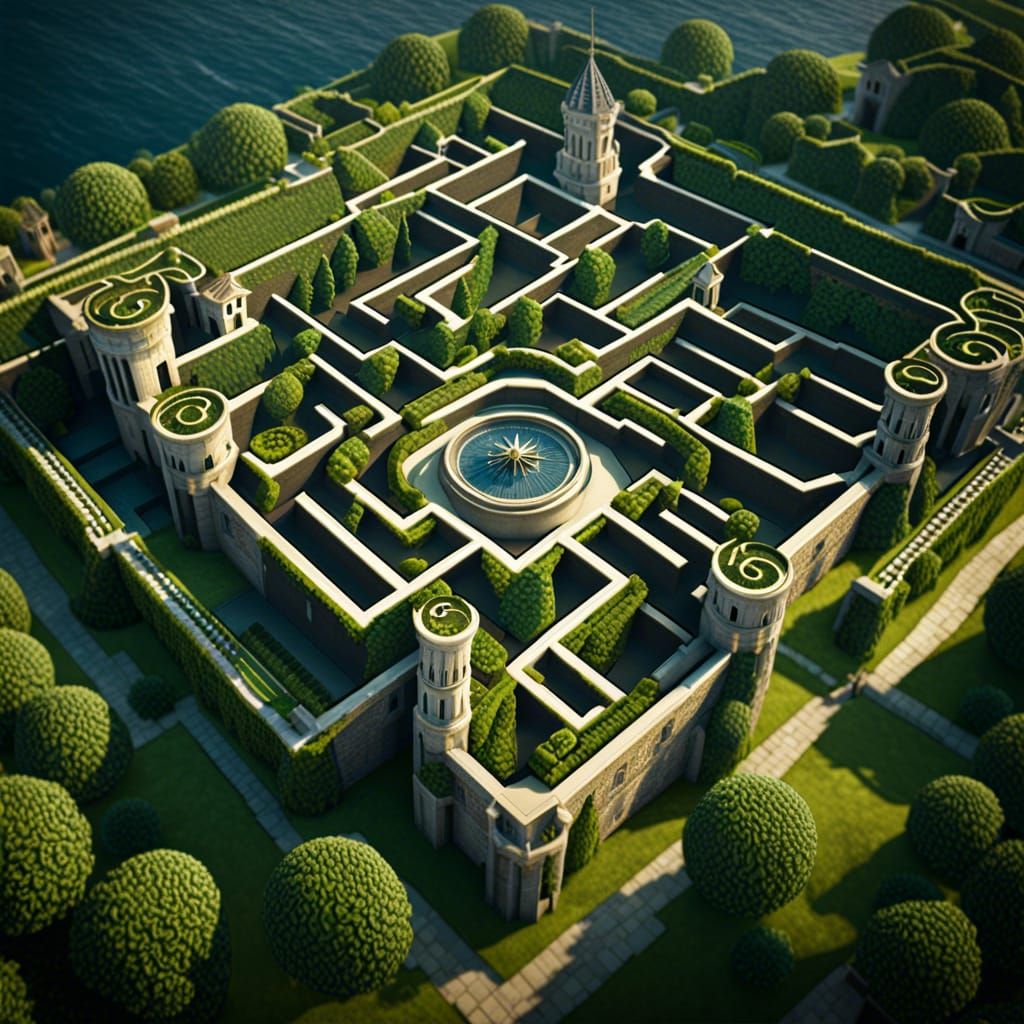 The Maze Castle - AI Generated Artwork - NightCafe Creator