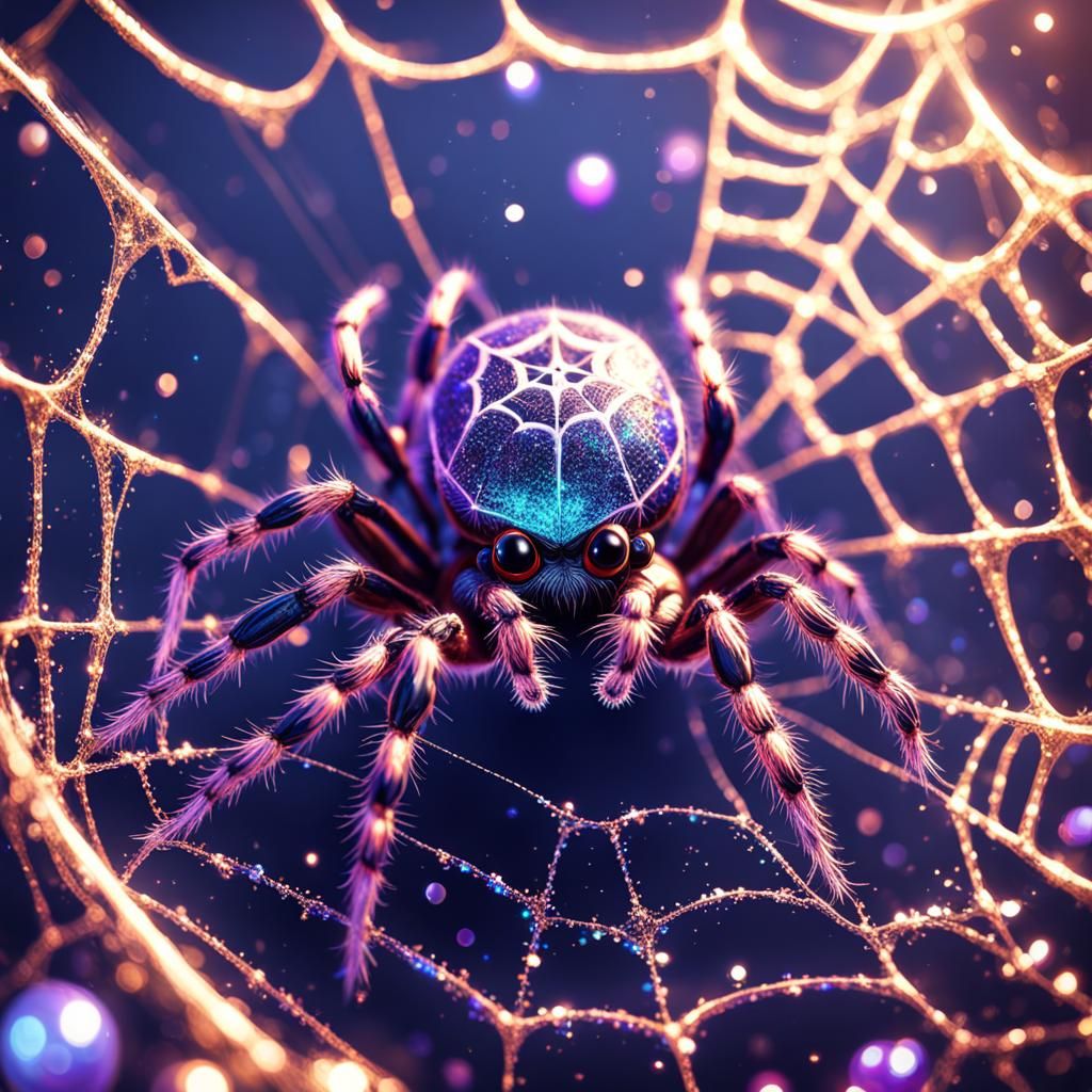 The Cute Little Spider - AI Generated Artwork - NightCafe Creator
