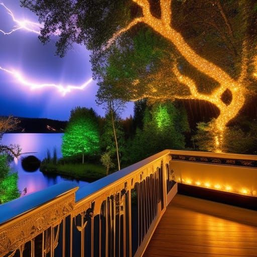 lights: awe-inspiring: ultrarealistic: river: exotic: nebula: Thomas ...