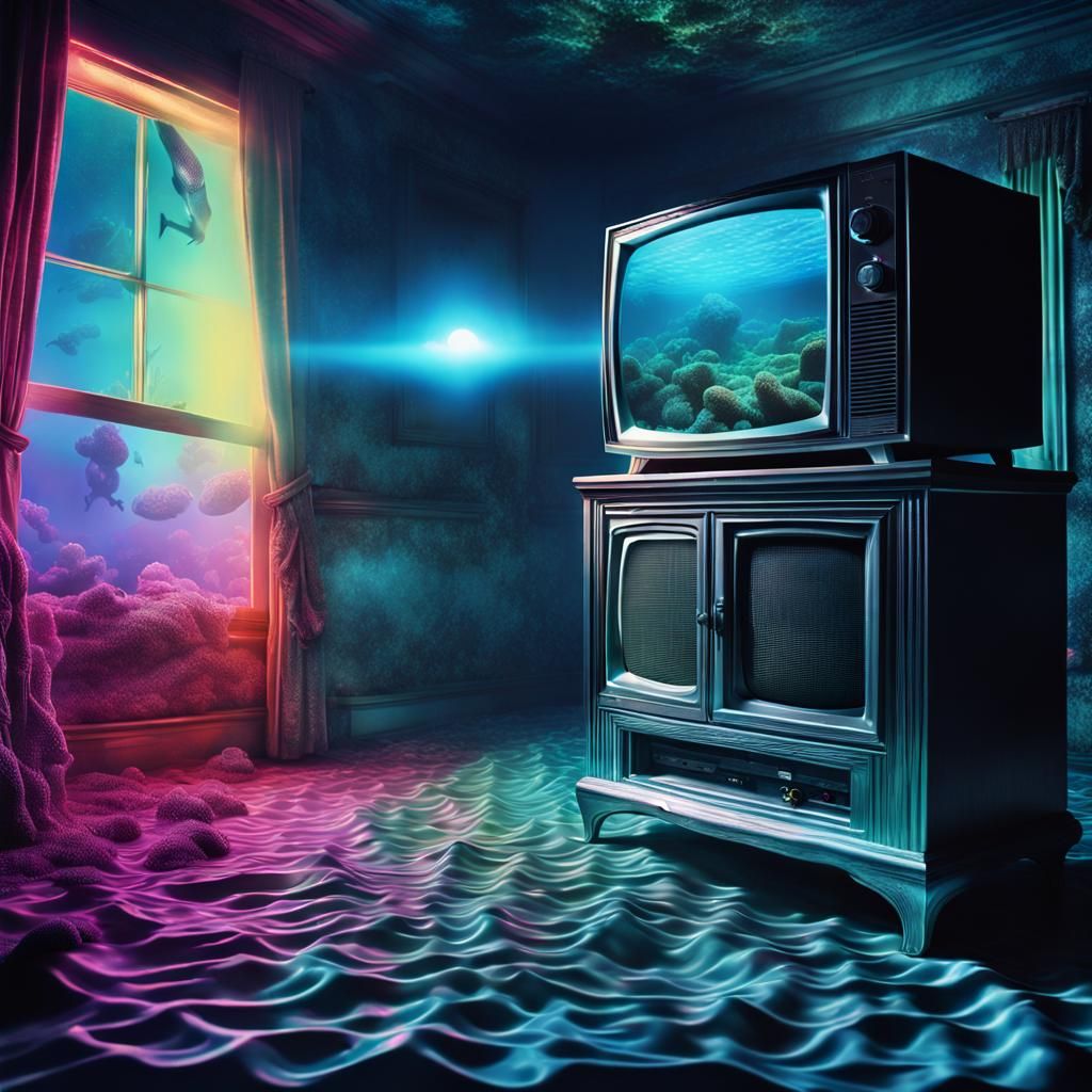 Liquid Television - AI Generated Artwork - NightCafe Creator