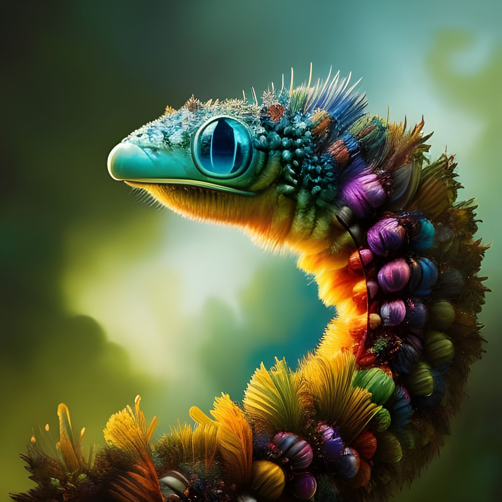New species of caterpillar - AI Generated Artwork - NightCafe Creator