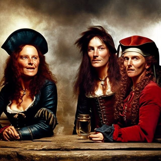 Tavern wenches - AI Generated Artwork - NightCafe Creator