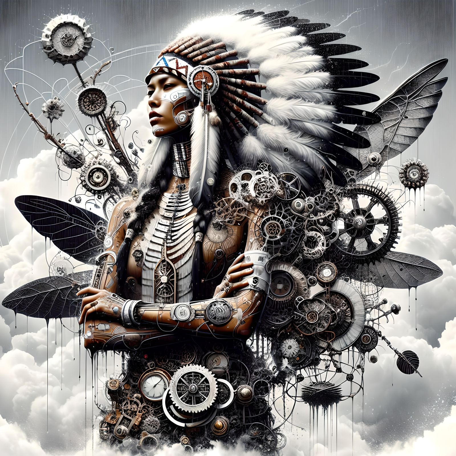 Native Steampunk - AI Generated Artwork - NightCafe Creator