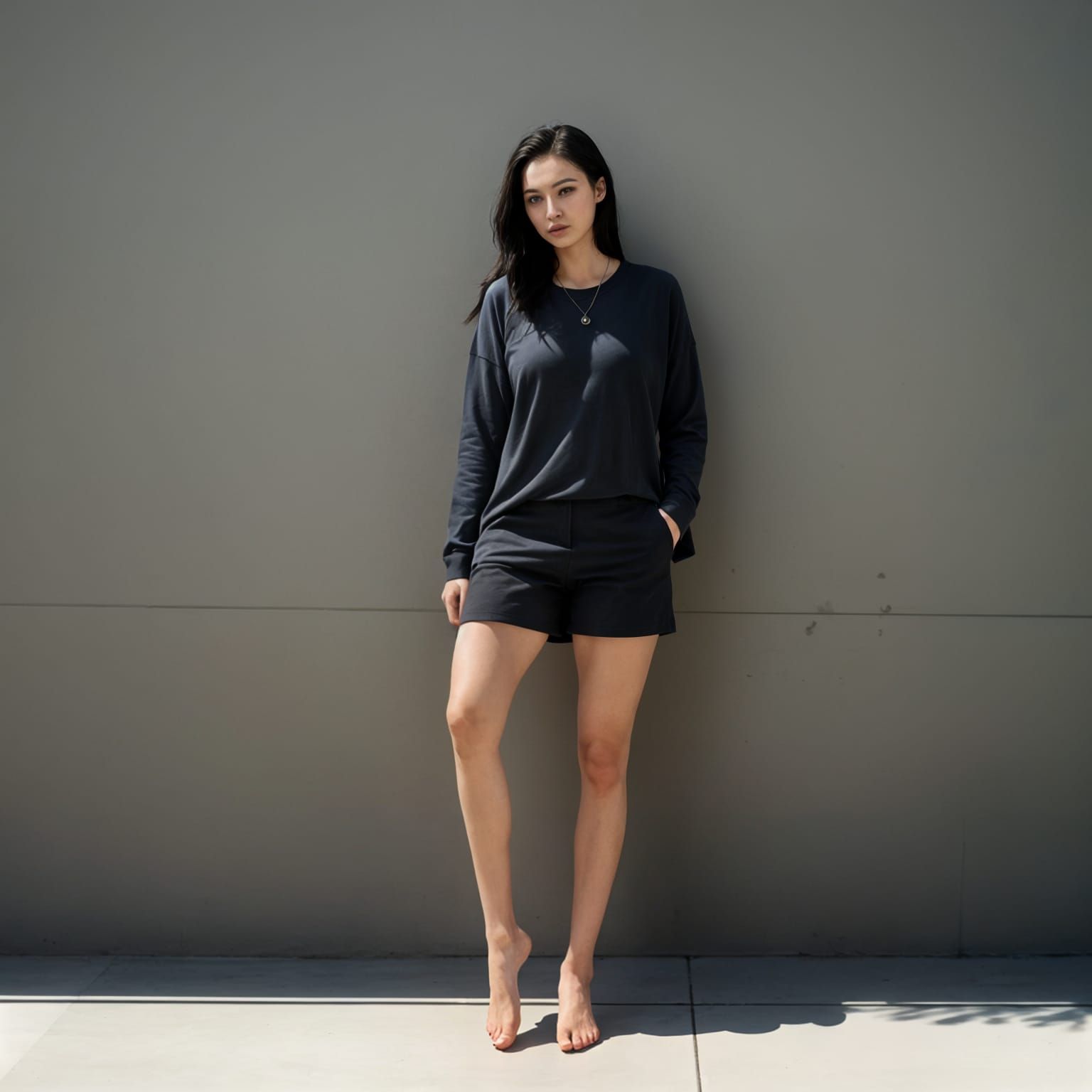 Lower body is a single foot - An Isolated Foot in Human Ana...