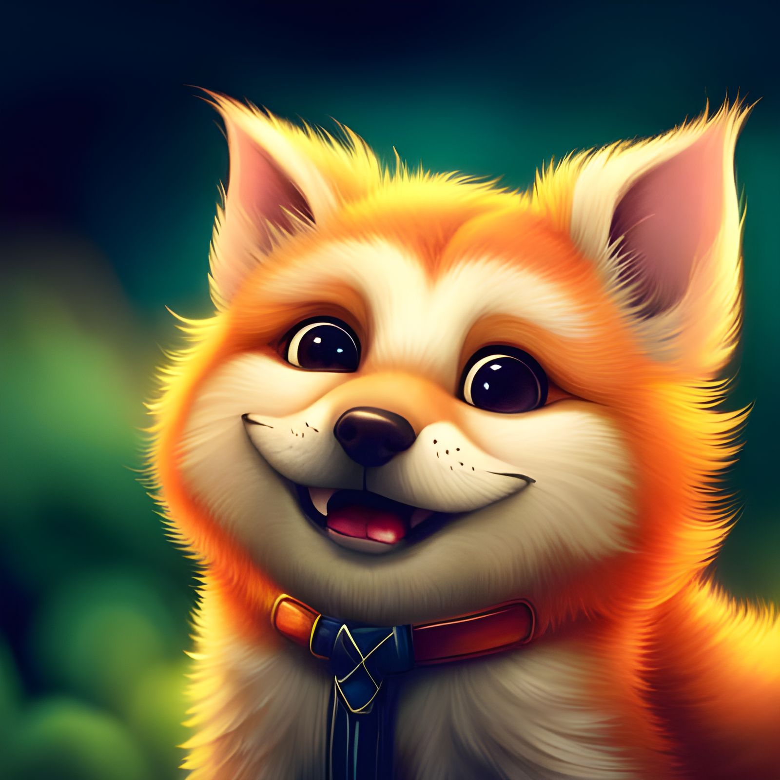 Smiling Critter - AI Generated Artwork - NightCafe Creator