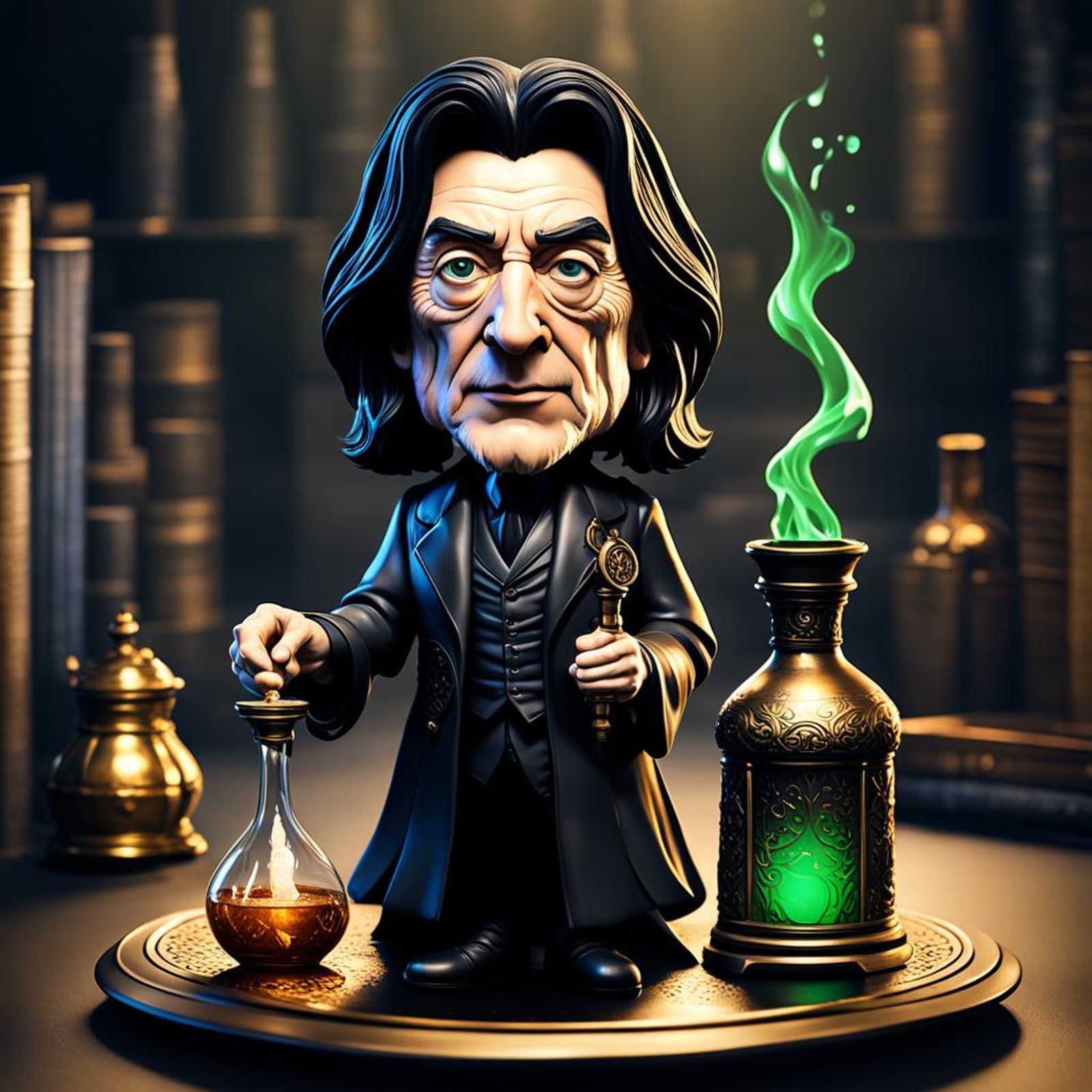 Snape… Snape… Severus Snape - AI Generated Artwork - NightCafe Creator