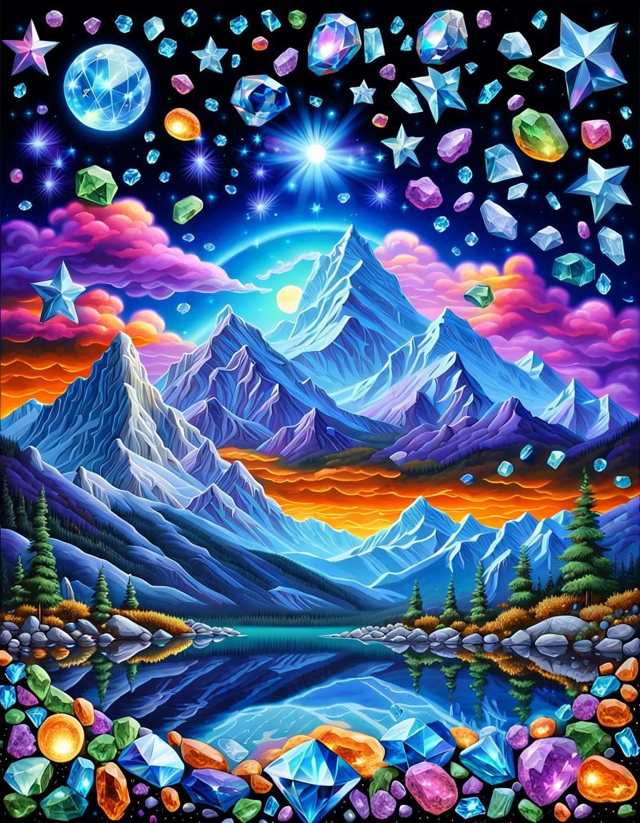 Diamonds Made From Rain - Stunning 5D Night Sky Masterpiece ...