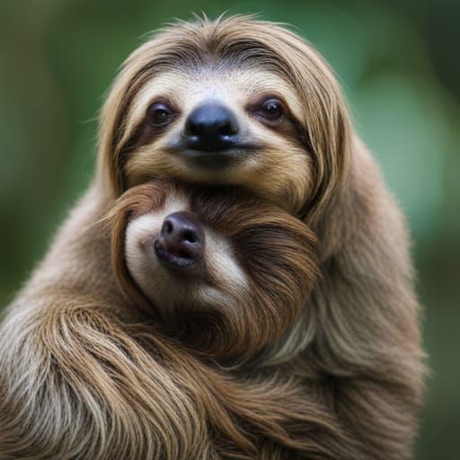 Sloths - AI Generated Artwork - NightCafe Creator