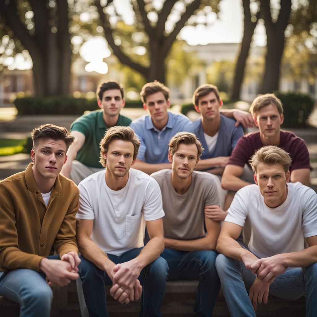 Frat Guys - AI Generated Artwork - NightCafe Creator