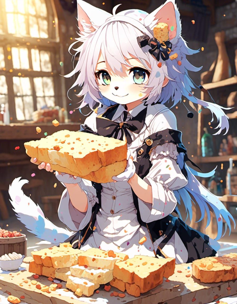 Bread Girl - AI Generated Artwork - NightCafe Creator