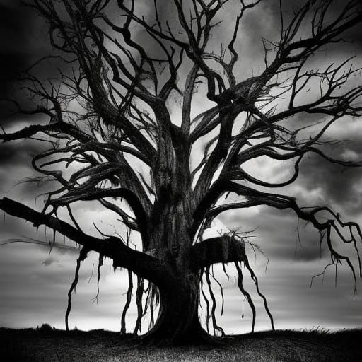 Death Tree - AI Generated Artwork - NightCafe Creator