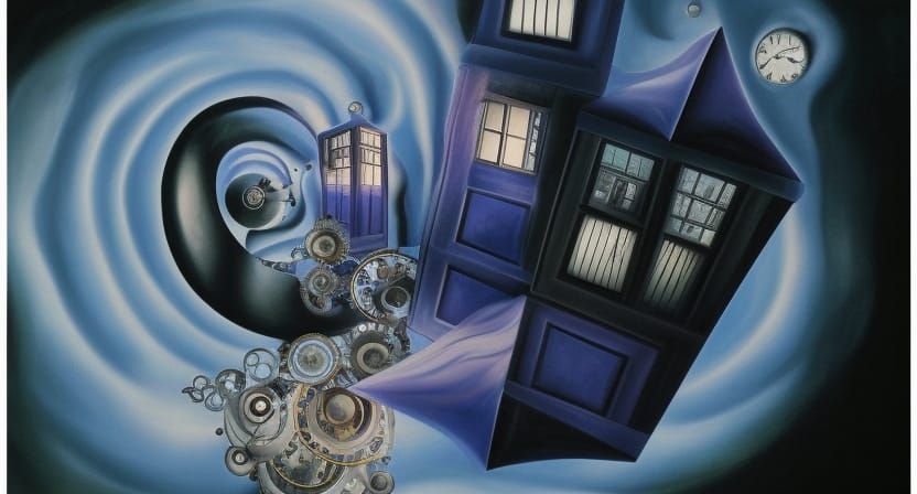 Dr Who's Tardis, time vortex Multiverse - AI Generated Artwork ...