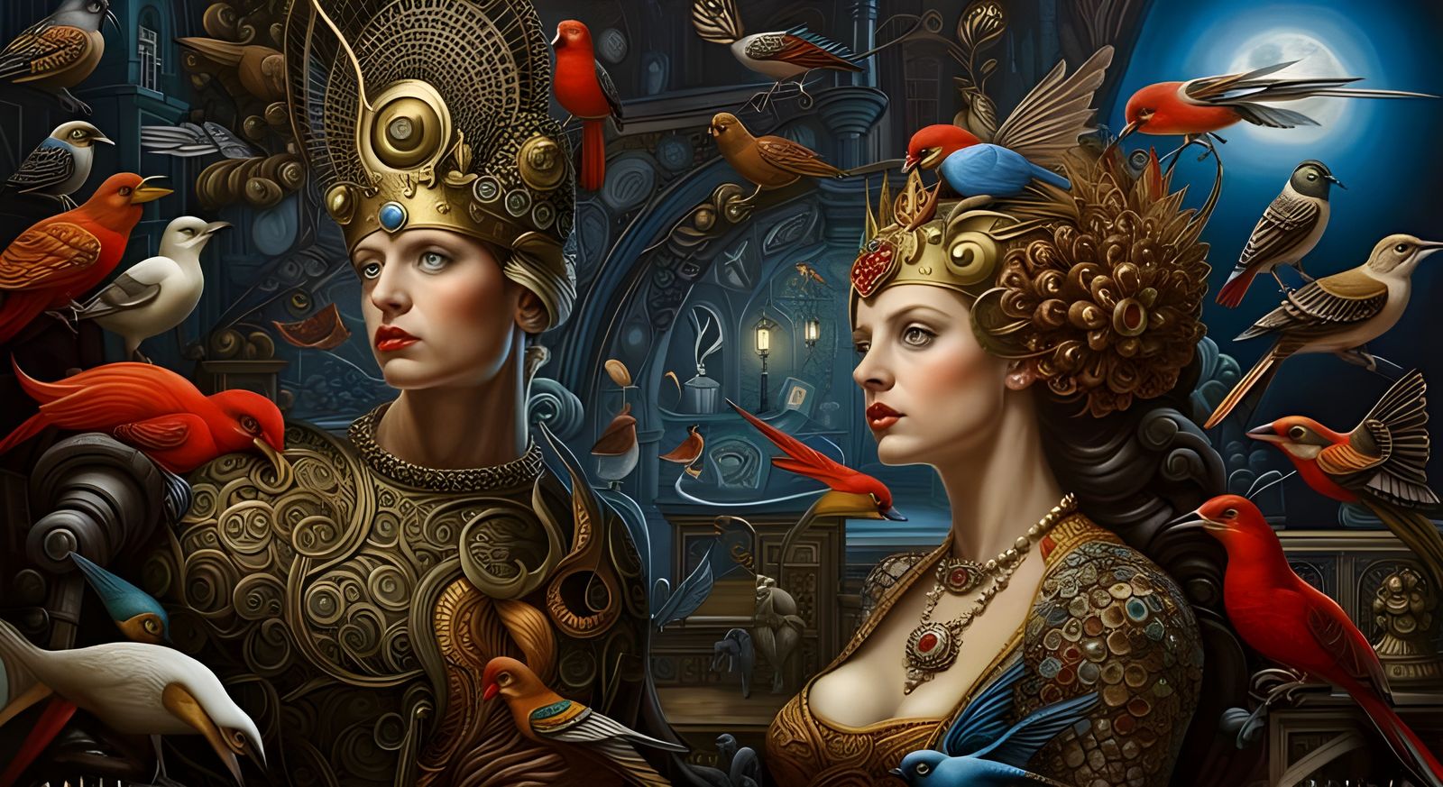 Asinine Aviary - AI Generated Artwork - NightCafe Creator