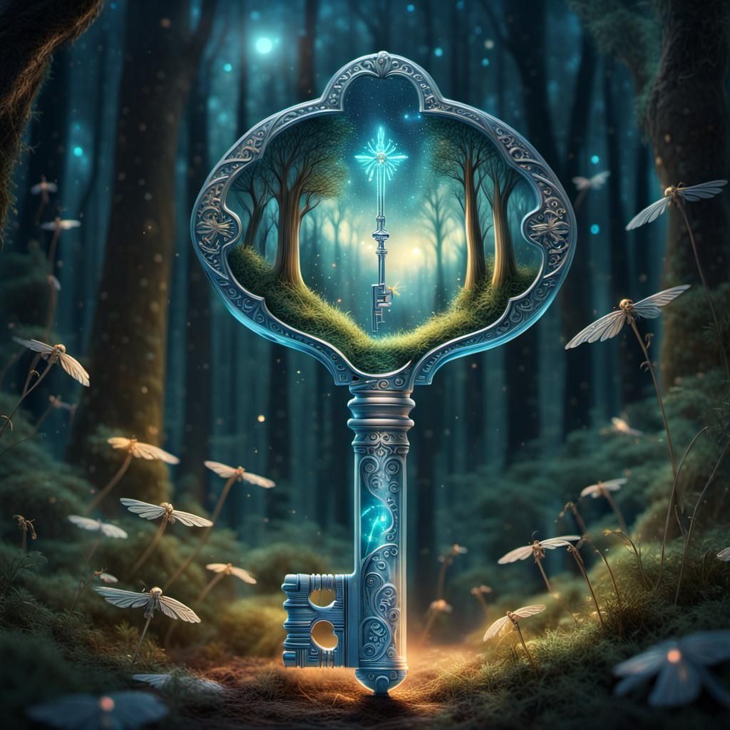 a magical key - AI Generated Artwork - NightCafe Creator