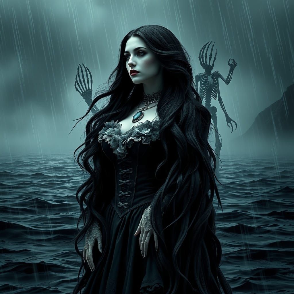 A melancholic gothic maiden or cry me a river 15