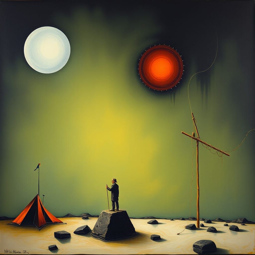 Abstract Cubist Masters in Surrealistic Oil Painti... - AI Art