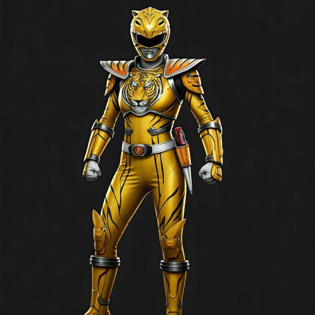Sabre Tooth Tiger Power Ranger Costume