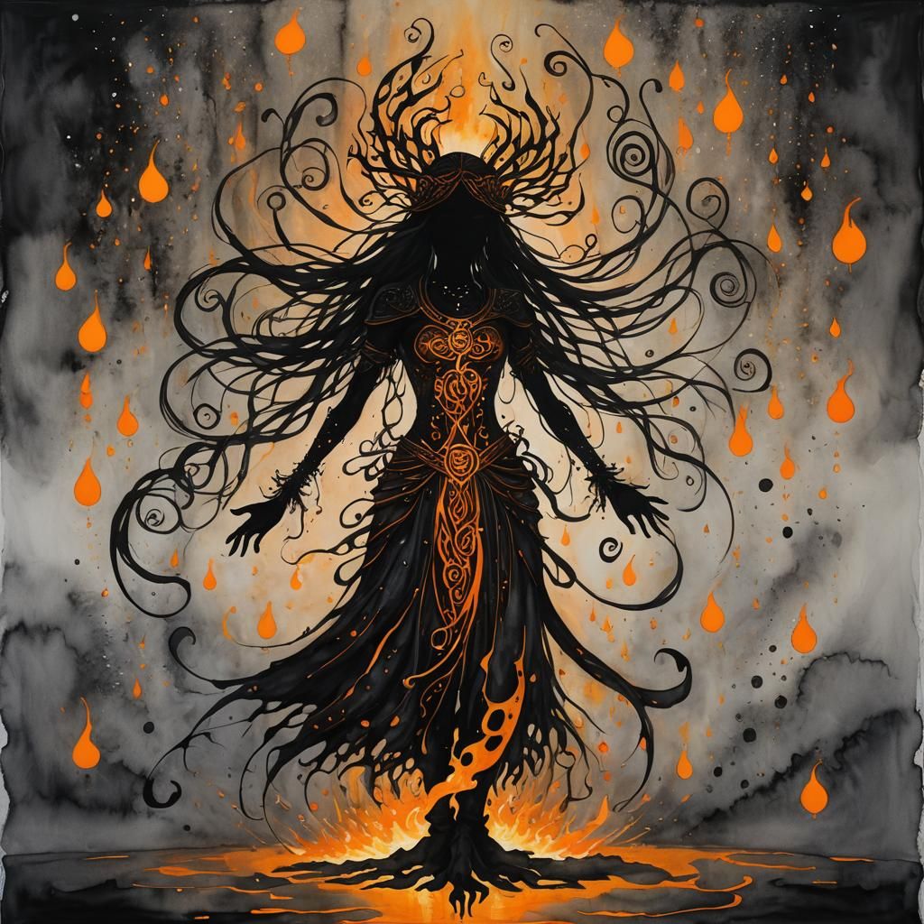 Spirit of Fire - AI Generated Artwork - NightCafe Creator