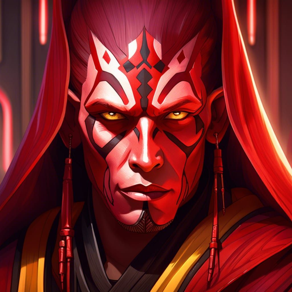 male Sith pureblood 2 - Sith Pureblood Portrait in Artgerm S...