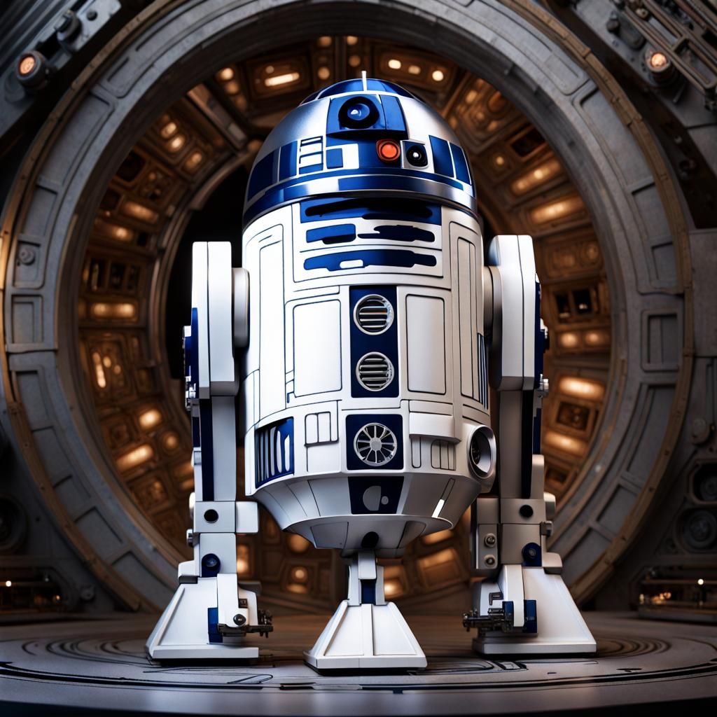R2-D2 - AI Generated Artwork - NightCafe Creator