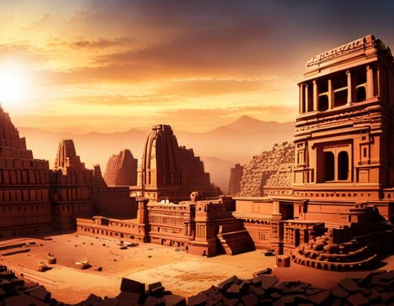 Archaeological Dig Site 08 - AI Generated Artwork - NightCafe Creator