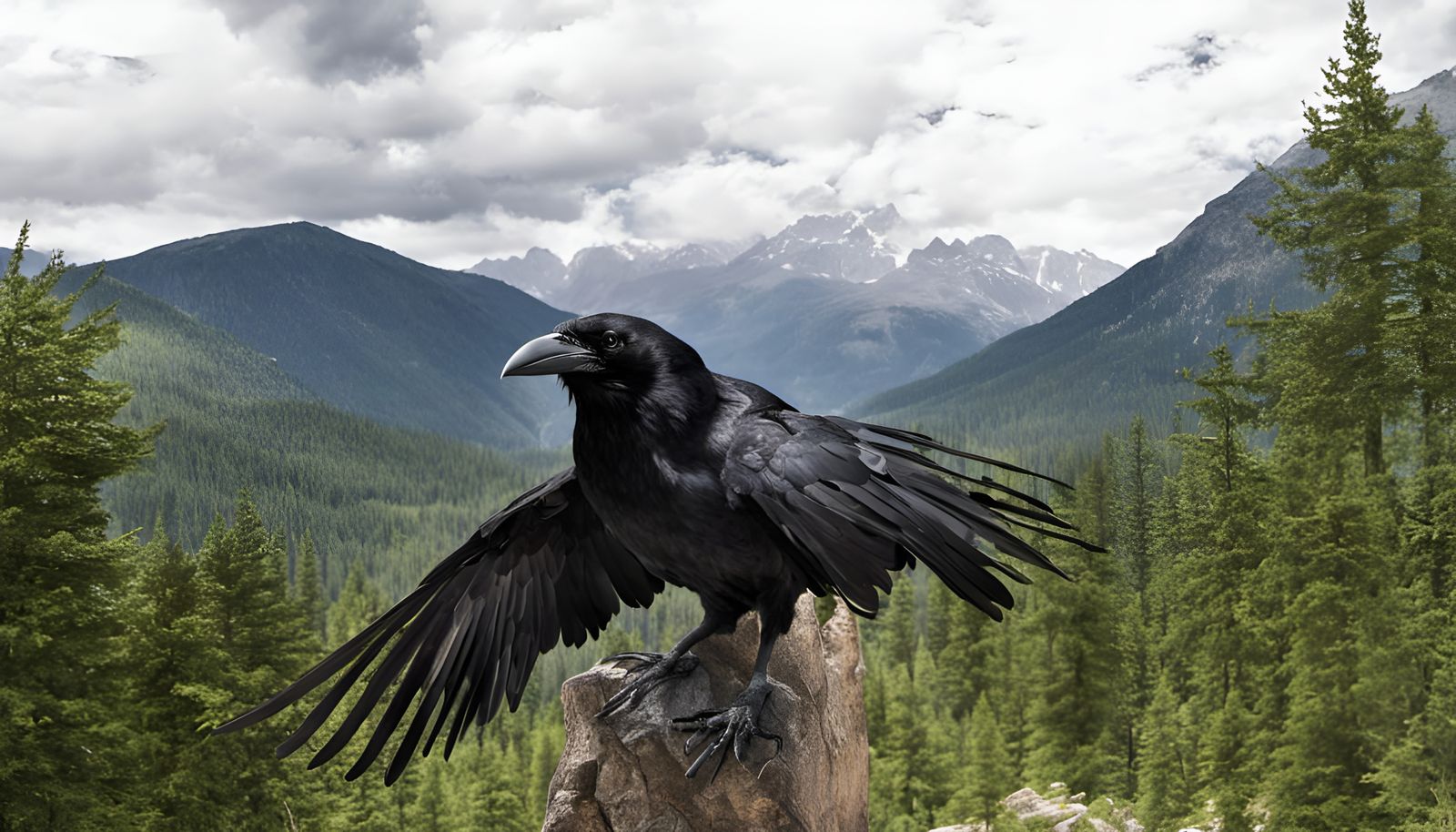 Raven-Man Spirit warning humanity - AI Generated Artwork - NightCafe ...